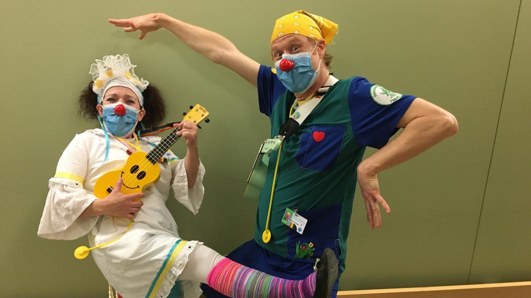 Nurse Flutter and Doc Hopper bring joy to our clients and staff during ...