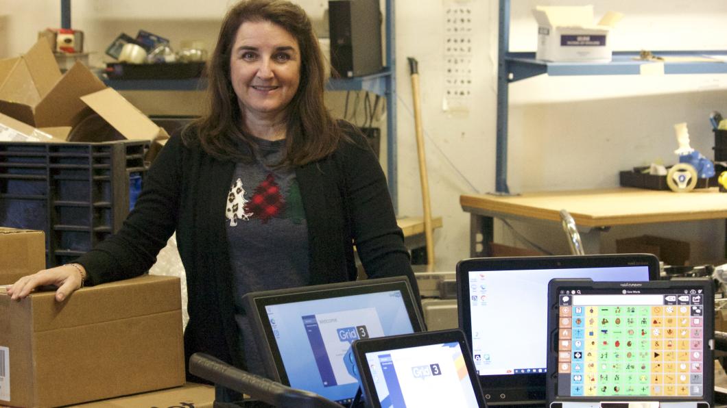 For kids who use tech as their voice, Tracy's team delivers | Holland ...